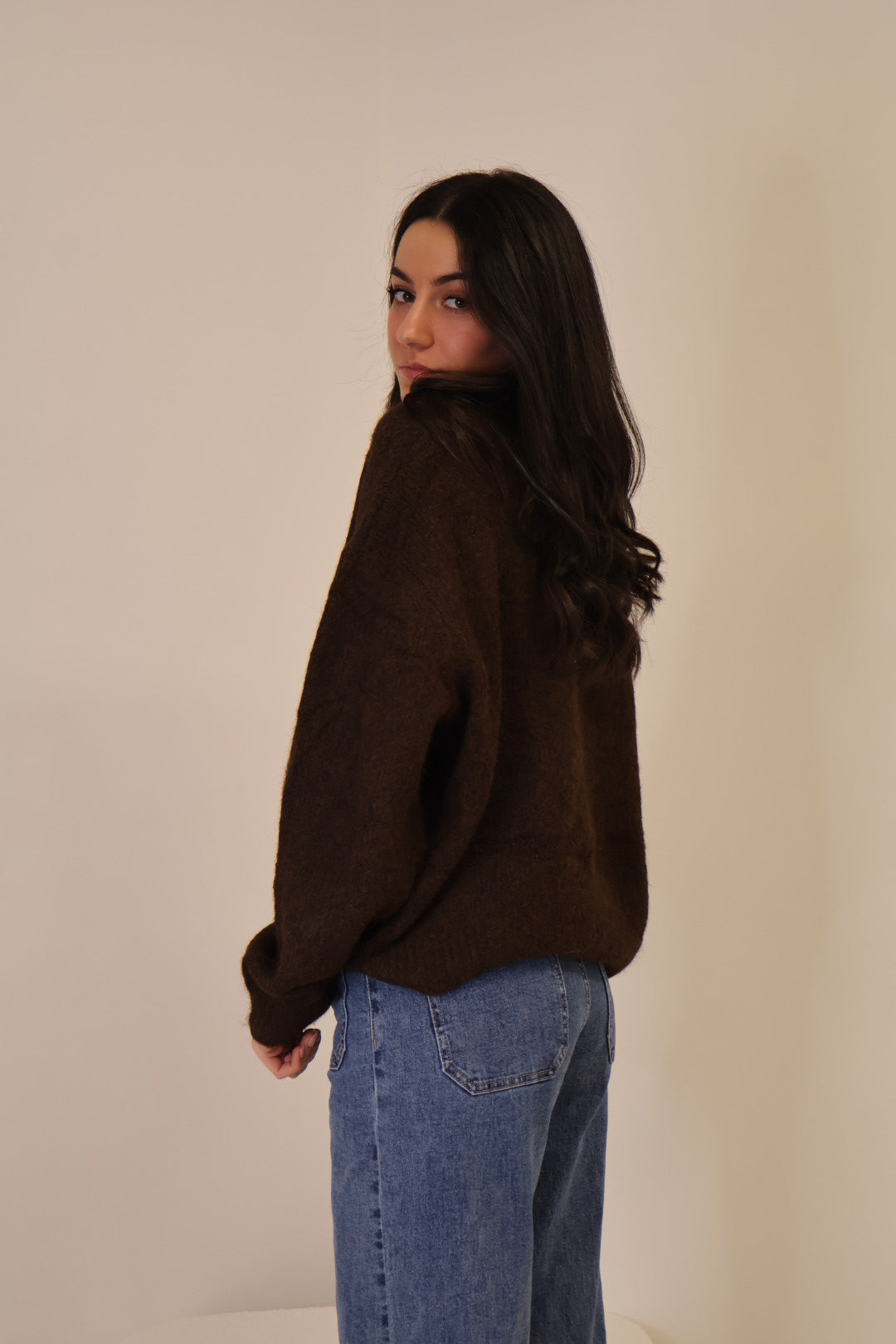 GILET CHLOÉ MARRON – maison1921