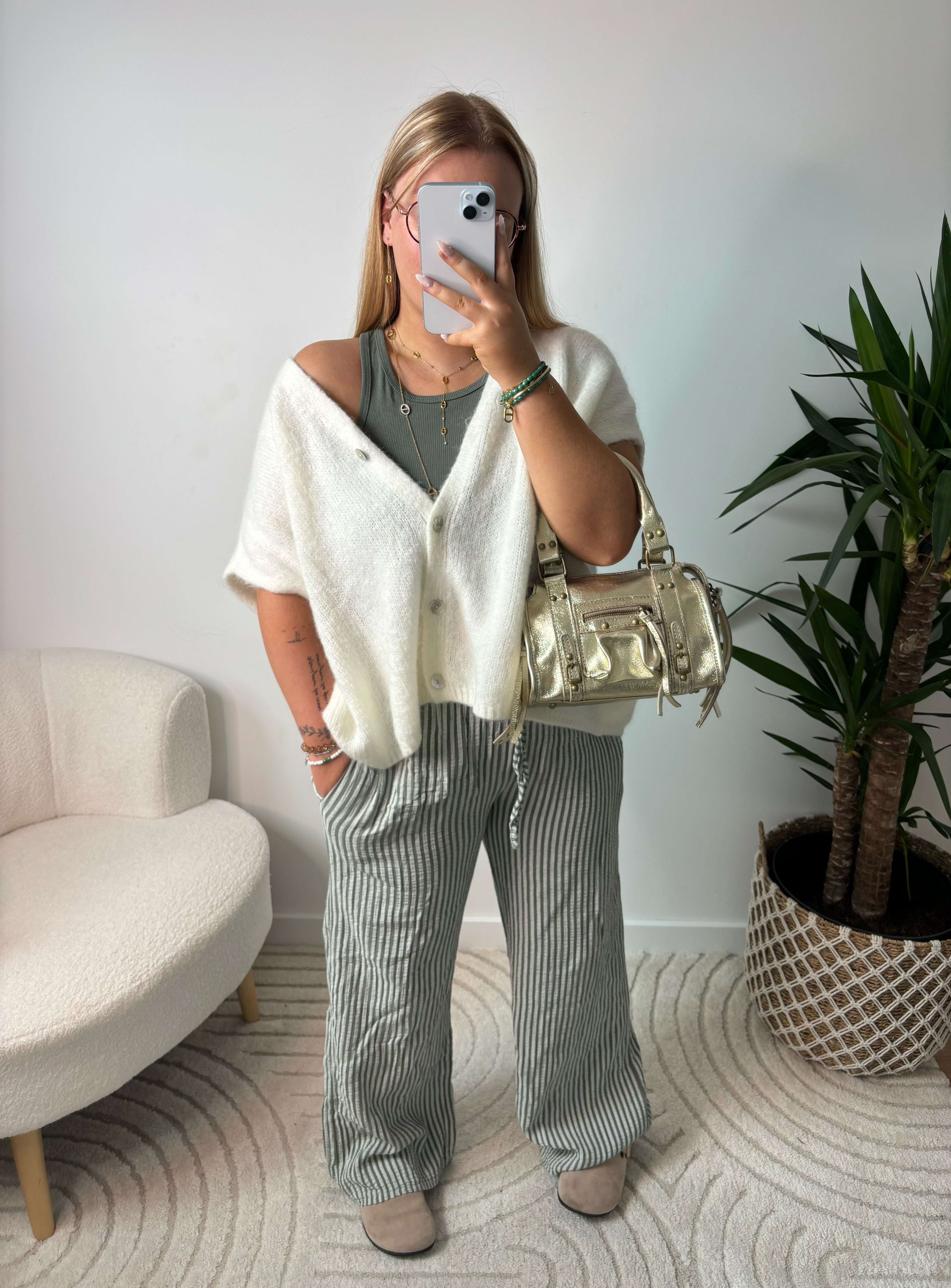 GILET NINON BLANC – maison1921