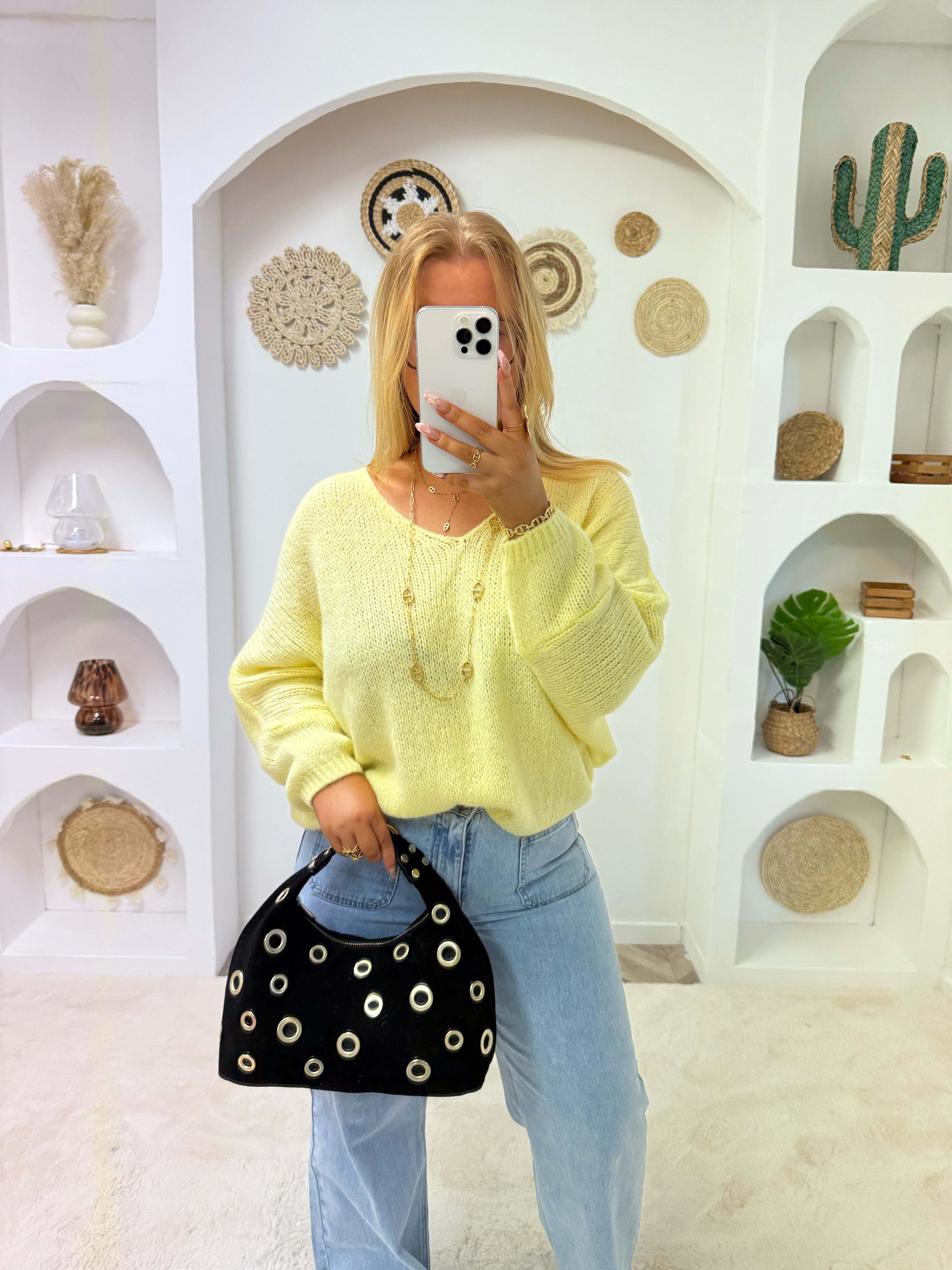 PULL VICTORIA JAUNE – maison1921