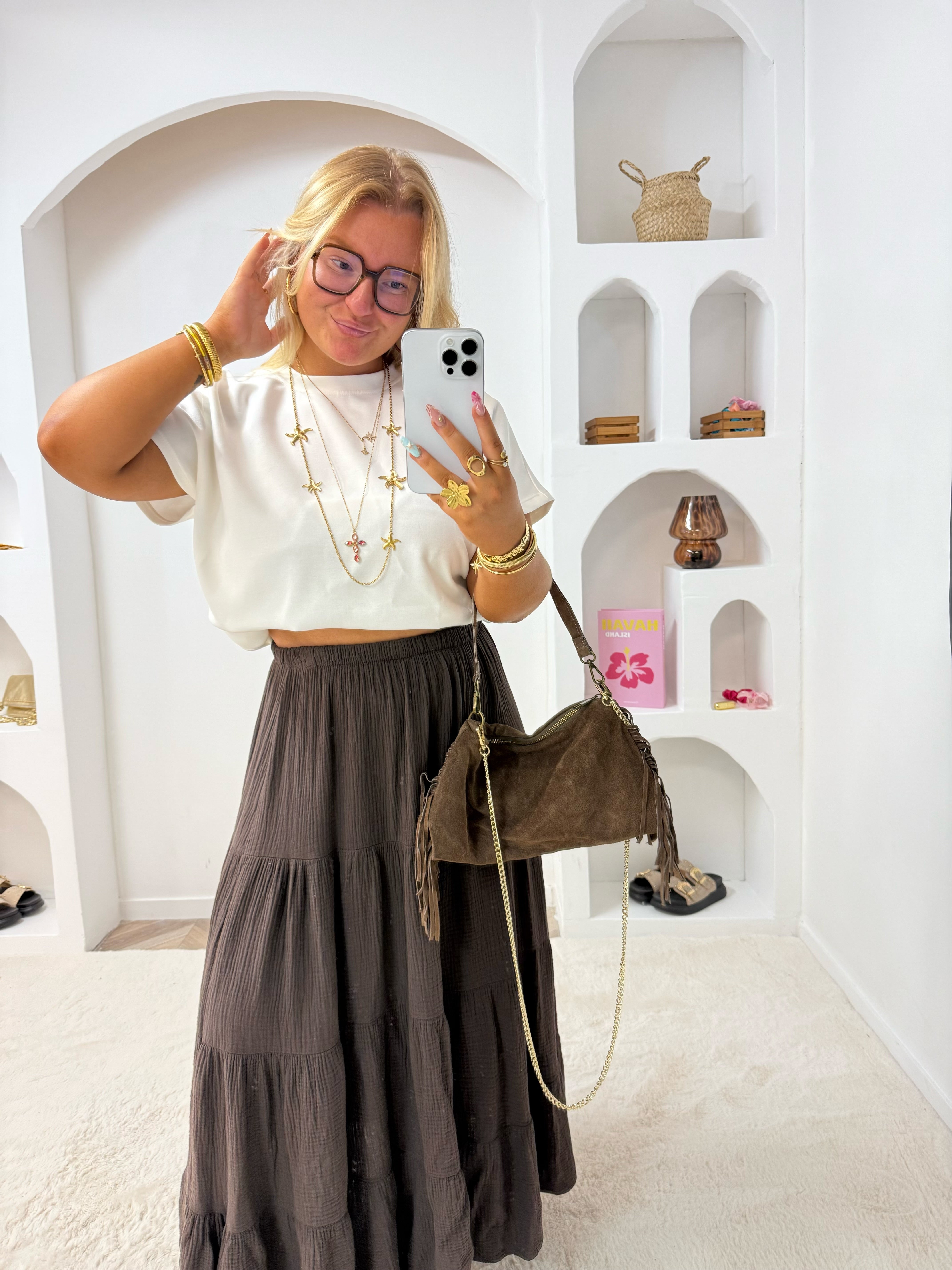 JUPE SARAH MARRON – maison1921